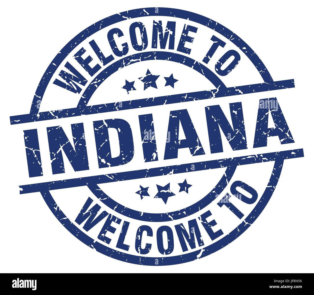 Welcome To Indiana Sign Stock Vector Images - Alamy