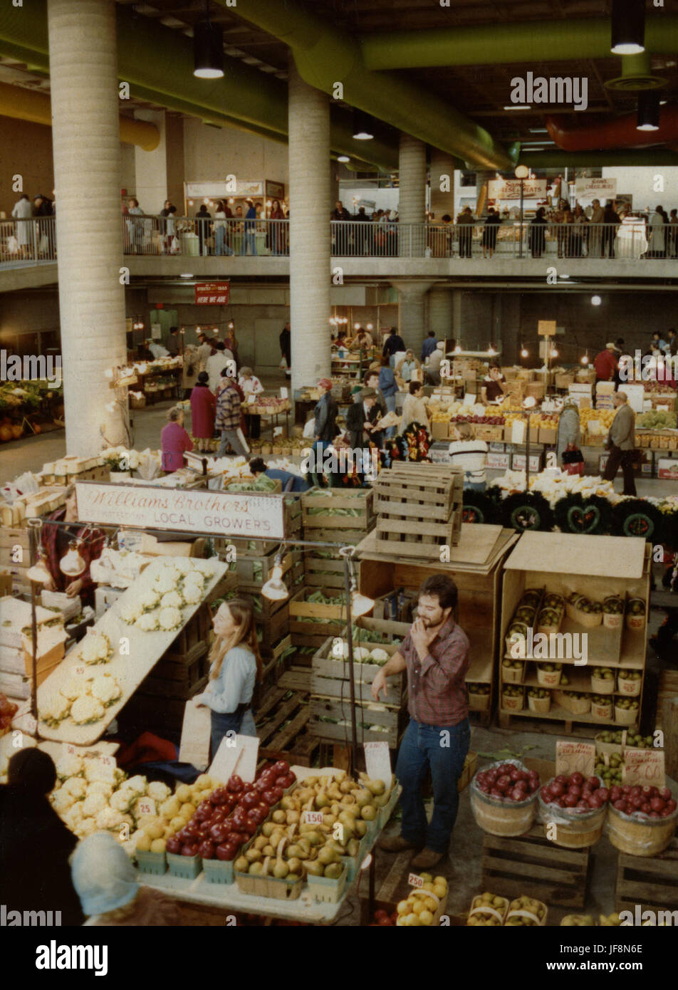 The Hamilton Farmers' Market, a historic market in Ontario, Canada ...