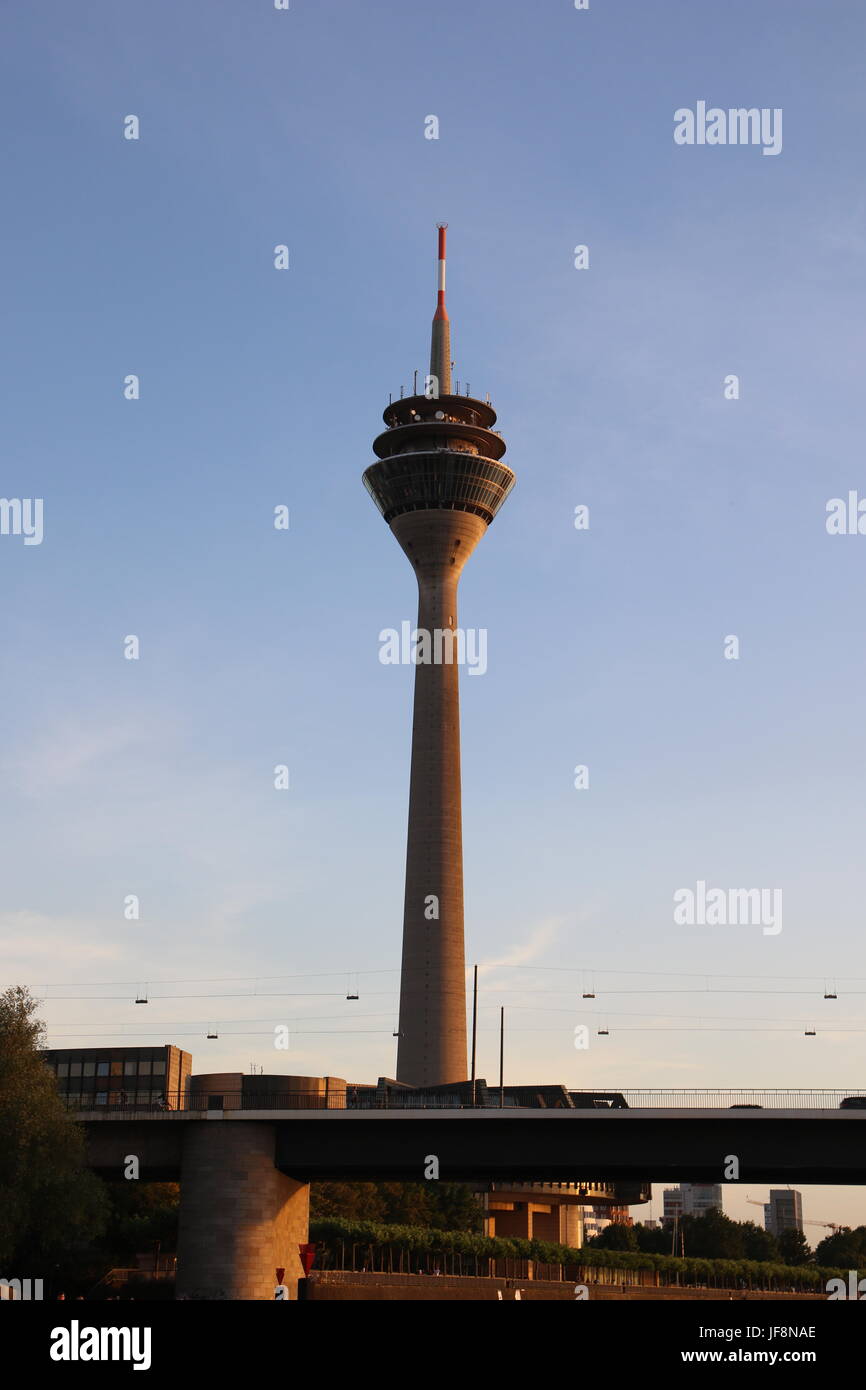 Rheinturm tower hi-res stock photography and images - Alamy