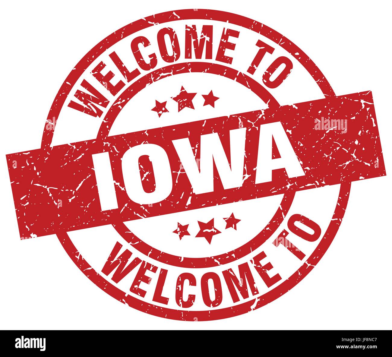 welcome to Iowa red stamp Stock Vector Image & Art - Alamy