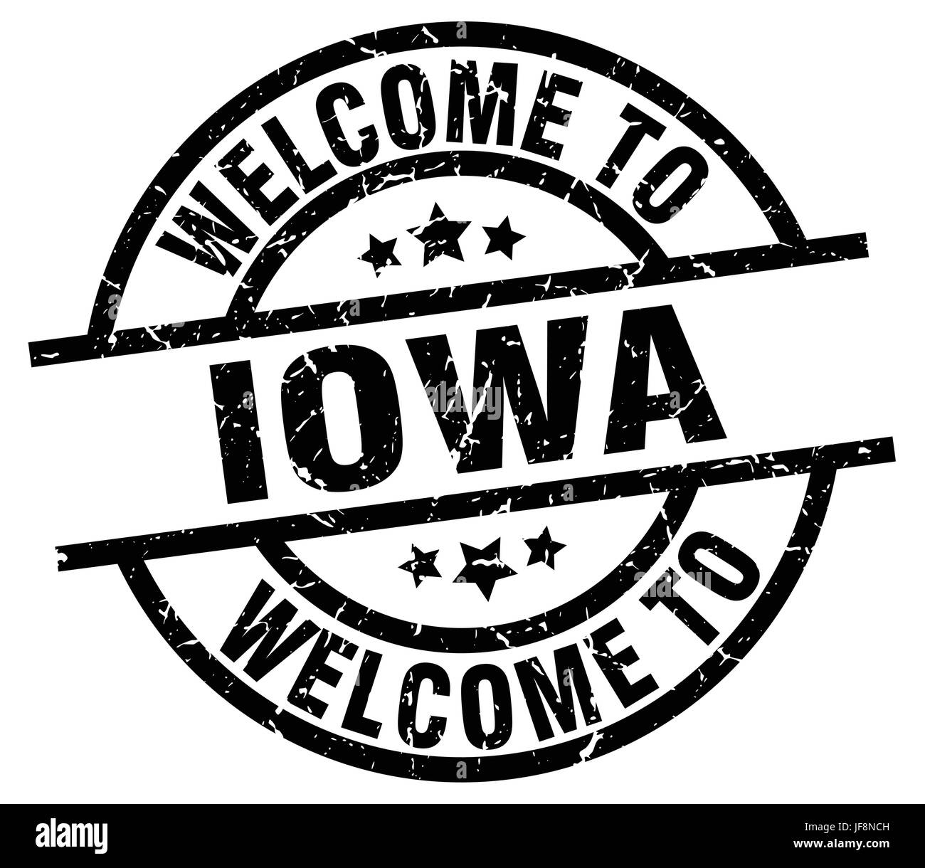 welcome to Iowa black stamp Stock Vector Image & Art - Alamy