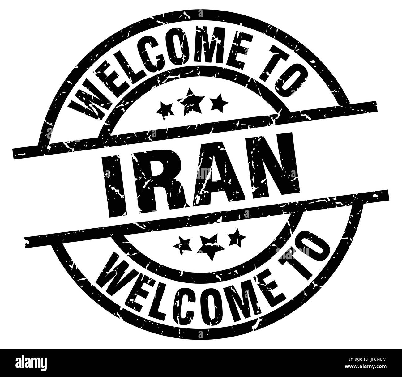 welcome to Iran black stamp Stock Vector Image & Art - Alamy