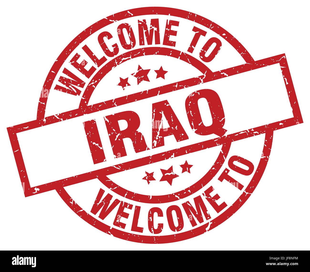 welcome to Iraq red stamp Stock Vector Image & Art - Alamy