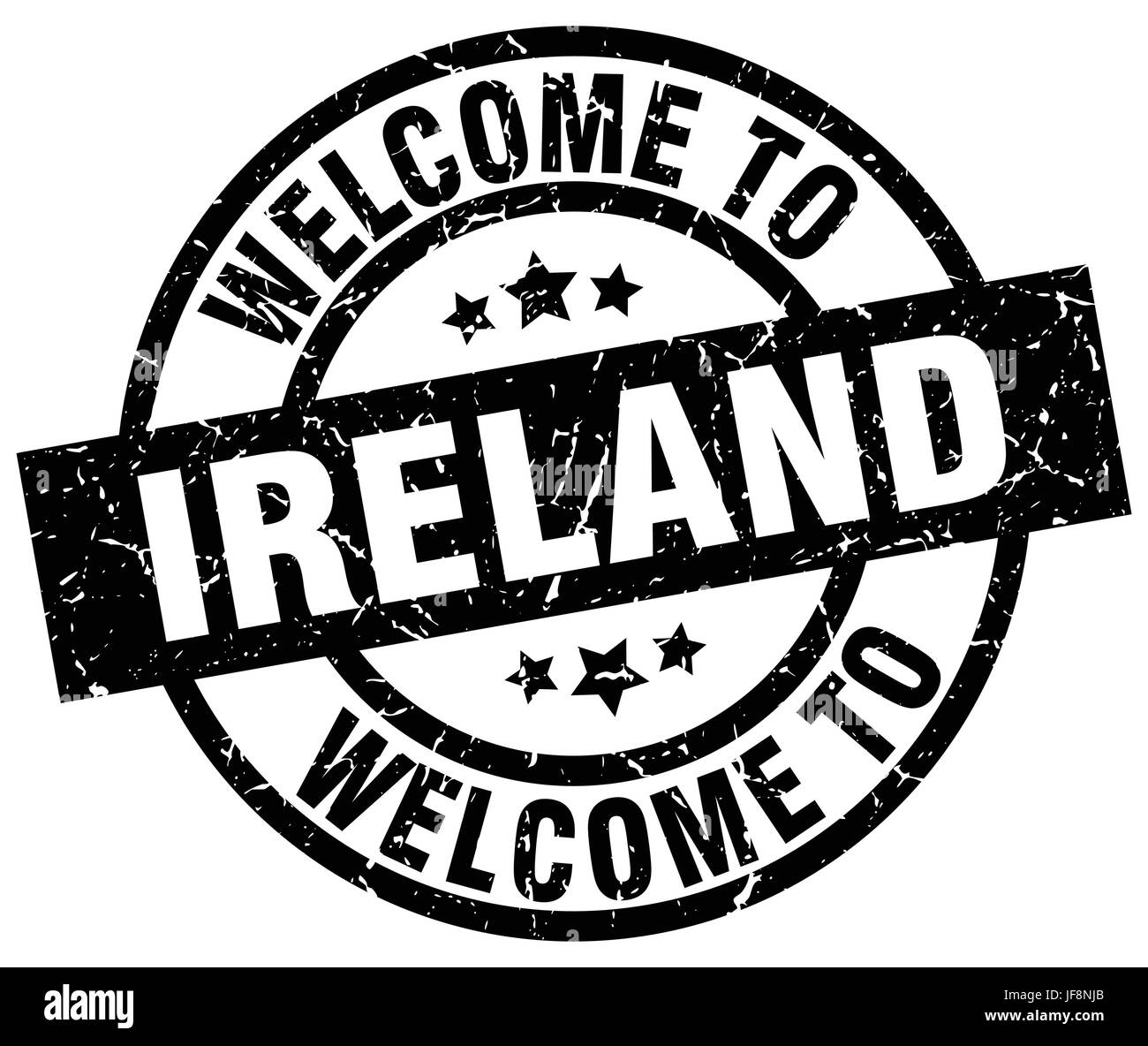 Welcome sign and ireland Black and White Stock Photos & Images - Alamy