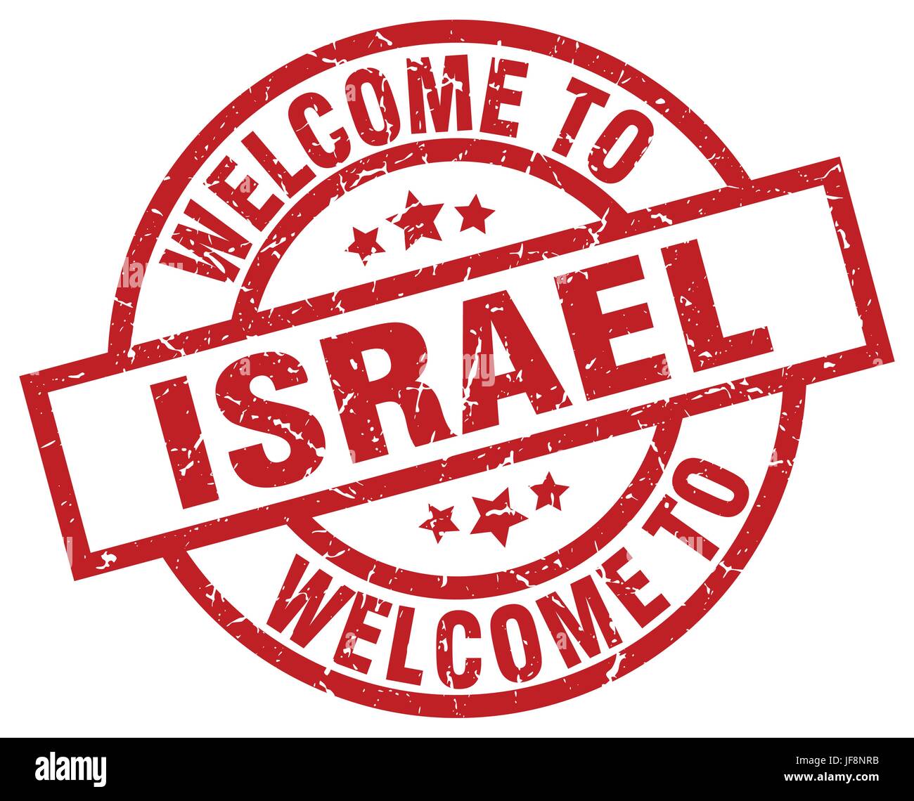 welcome to Israel red stamp Stock Vector Image & Art - Alamy