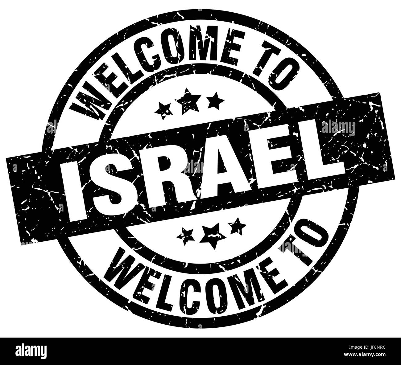 welcome to Israel black stamp Stock Vector Image & Art - Alamy