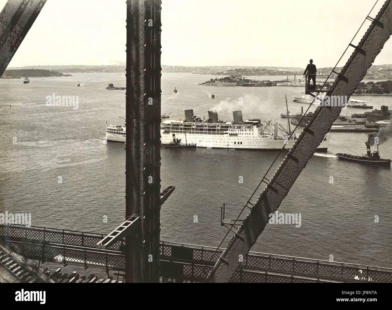 A photograph of the RMS Strathnaver, a passenger ship, seen from the ...