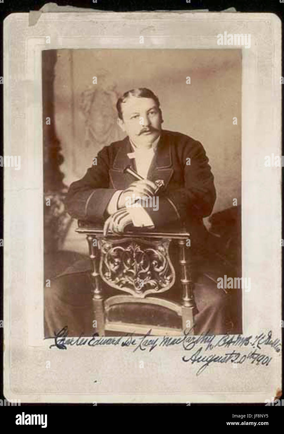 A vintage photo of Dr. Charles Edward De Lacy MacCarthy, an influential ...