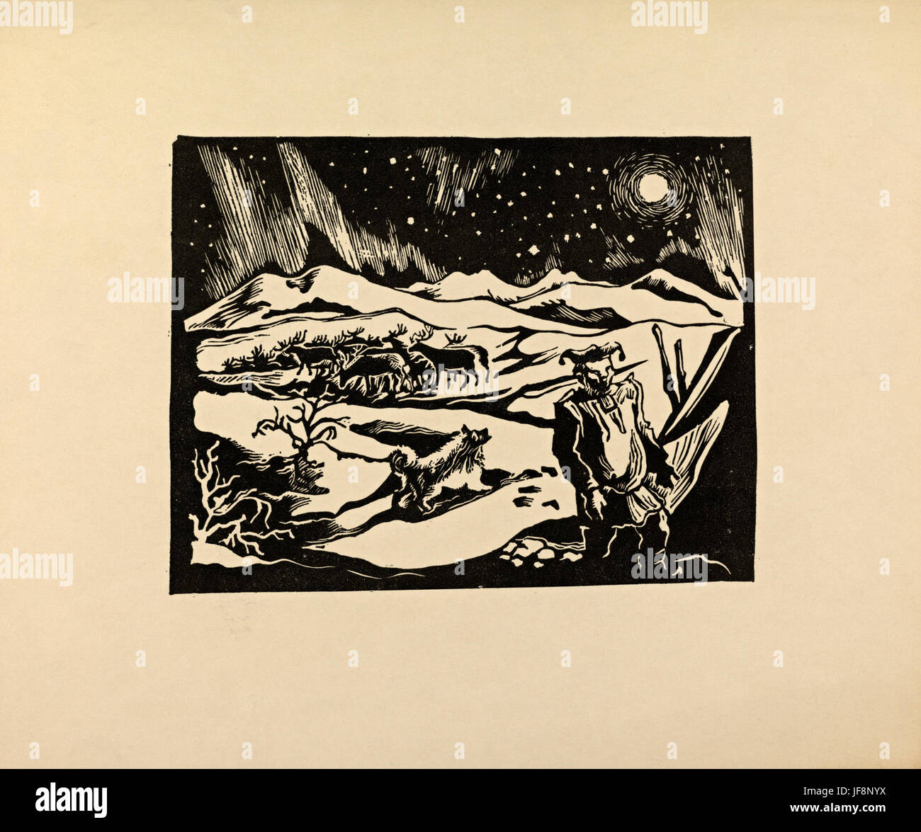 Sami-themed graphic art, showcasing traditional motifs and symbols of ...