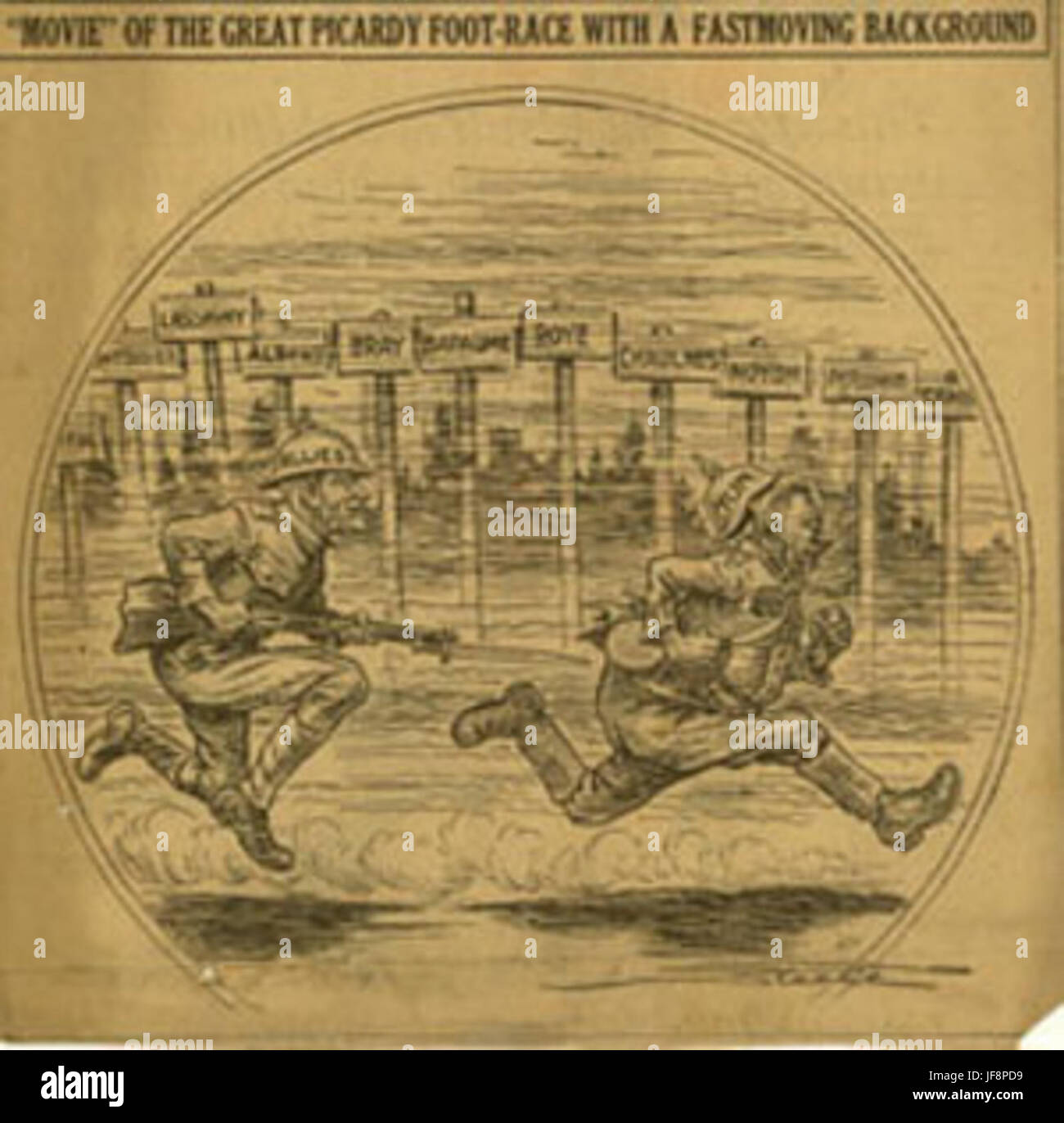 WWPLCartoon02: A historical cartoon or illustration, possibly related ...