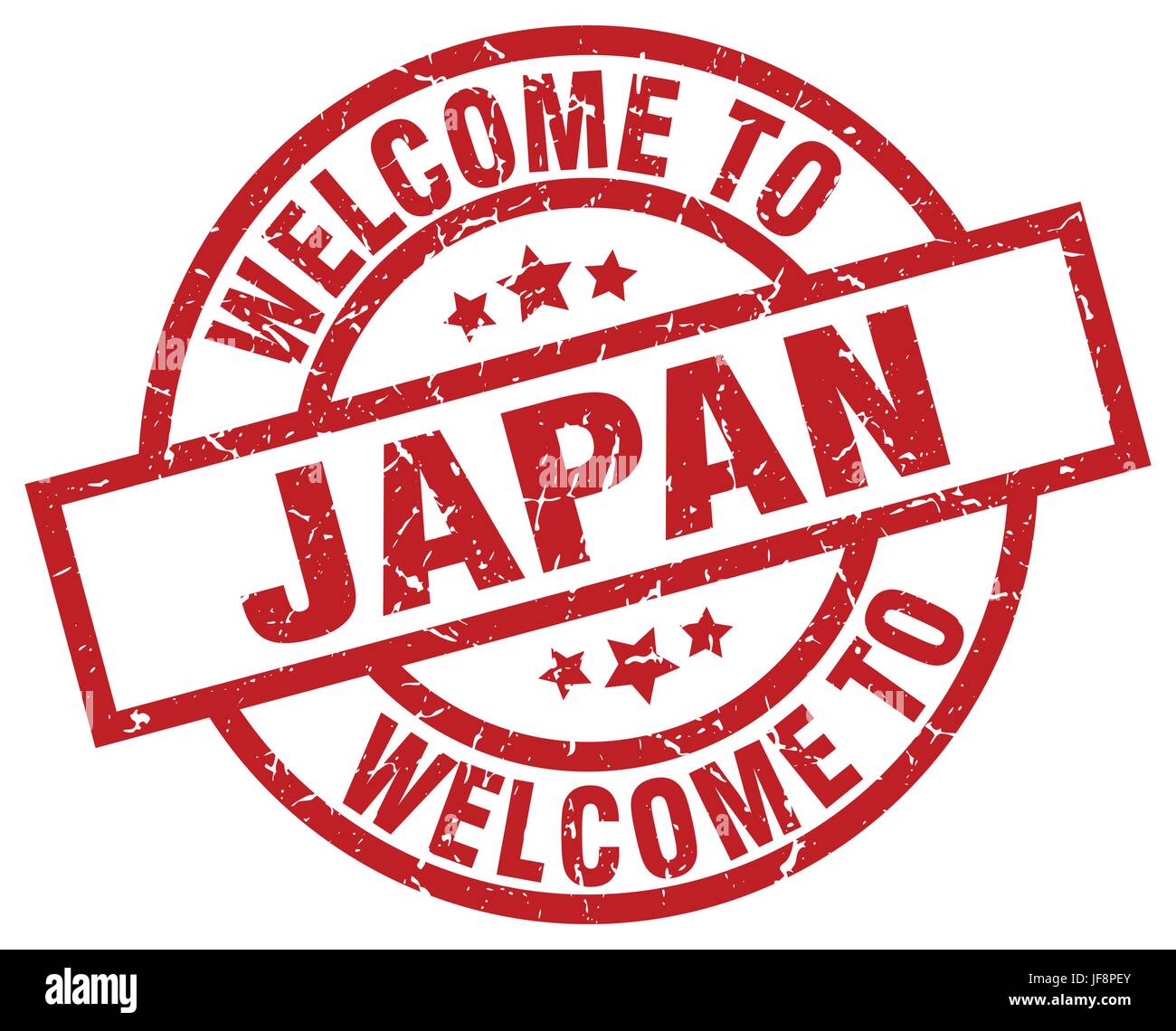 welcome to Japan red stamp Stock Vector Image & Art - Alamy