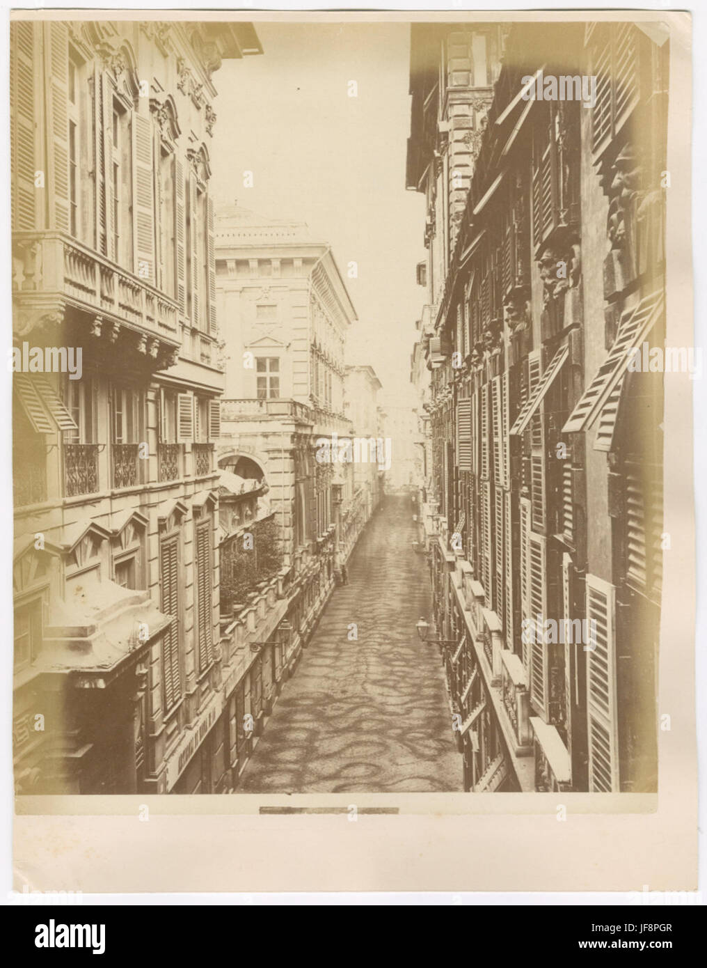 An empty city street, reflecting the quiet solitude and emptiness of ...