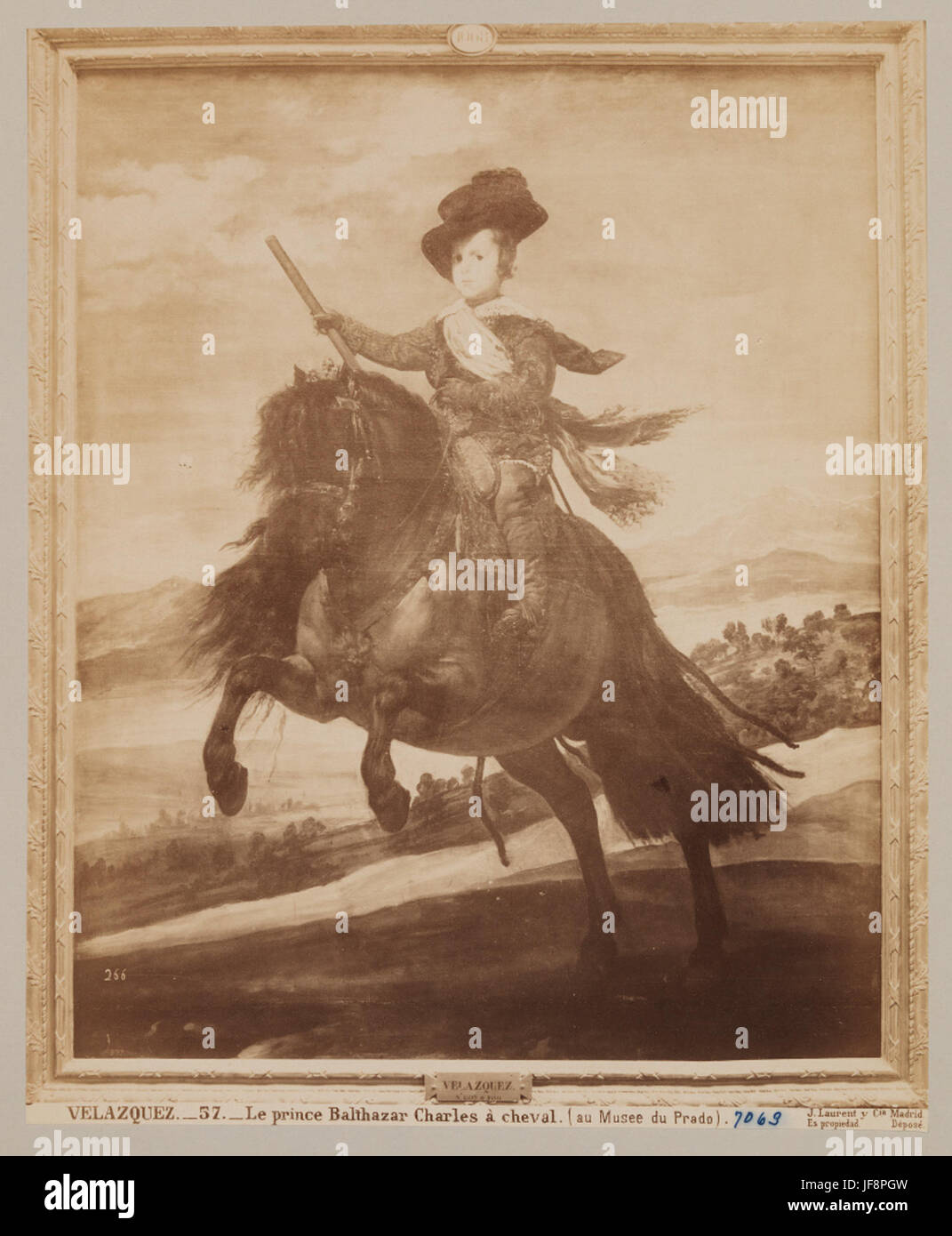 Le Prince Balthazar Charles a Cheval, a Baroque painting housed at the ...