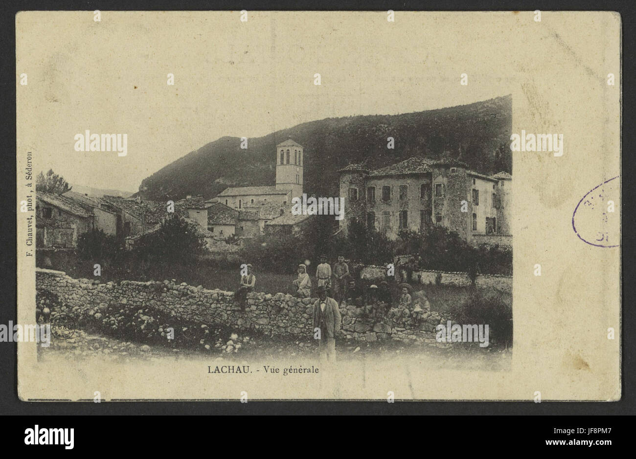 A general view of the village of Lachau, showcasing its rural French ...