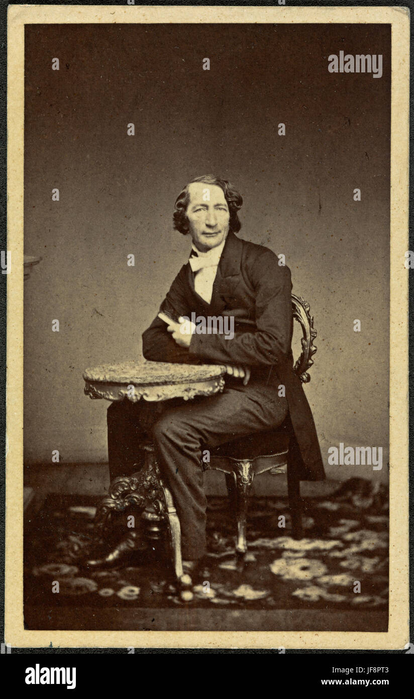 Portrait of lawyer Bernhard Dunker (1809-1870), a figure from 19th ...