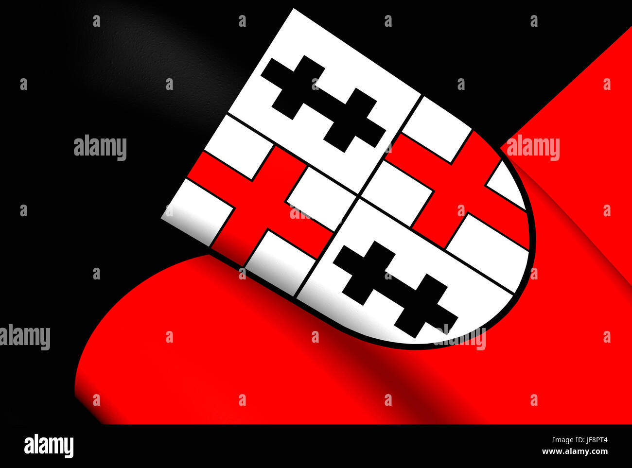 Flag of Merzig, Germany Stock Photo - Alamy