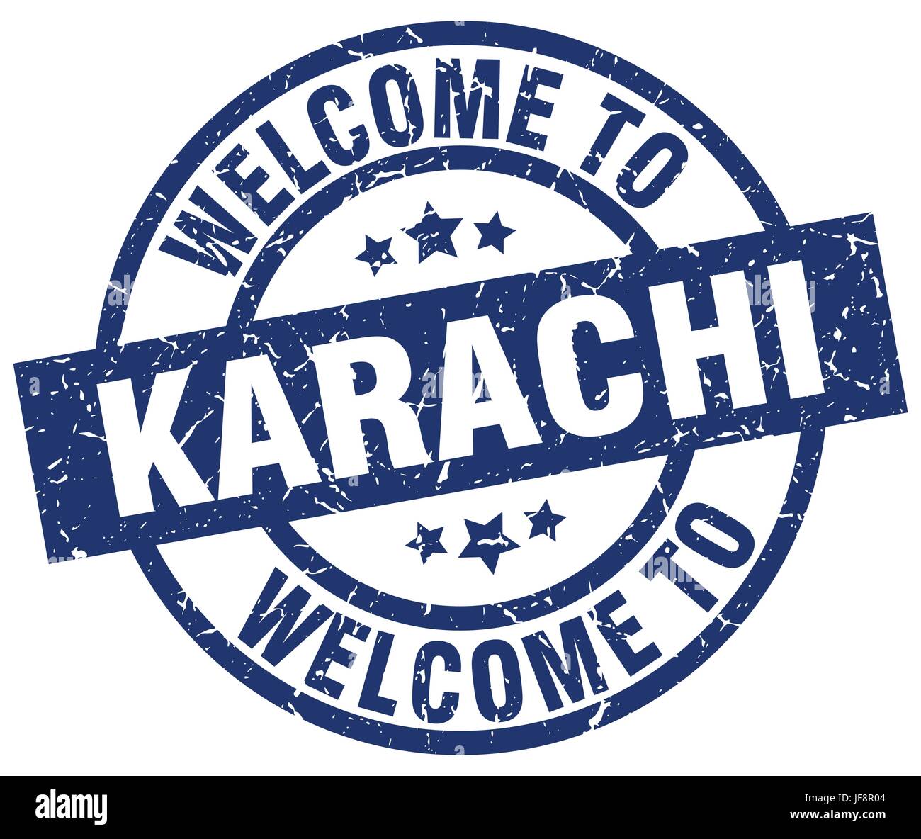 welcome to Karachi blue stamp Stock Vector Image & Art - Alamy