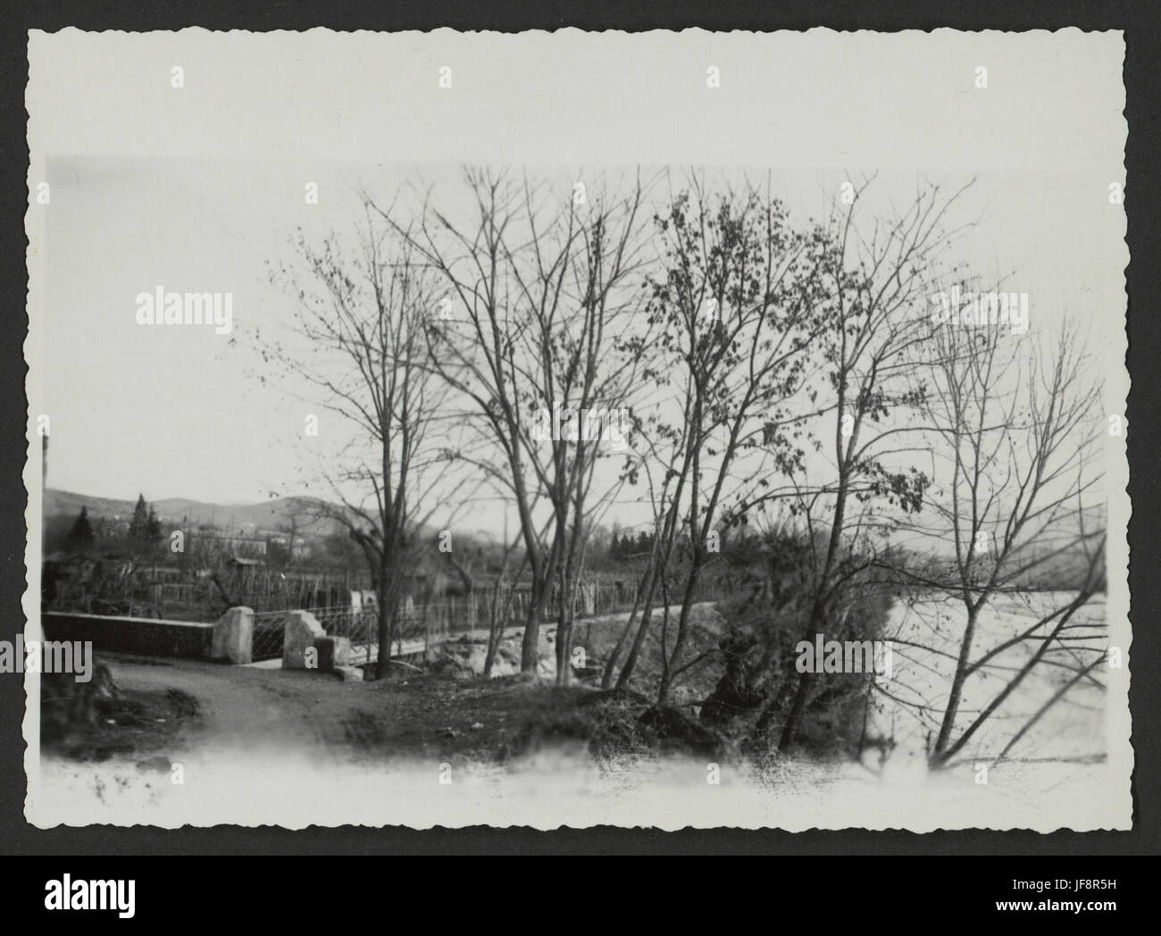 A scenic view from Quai de la Prairie in Crest, Drôme, France ...