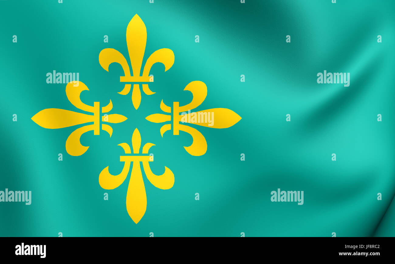 3D Flag of Midden-Drenthe Stock Photo - Alamy