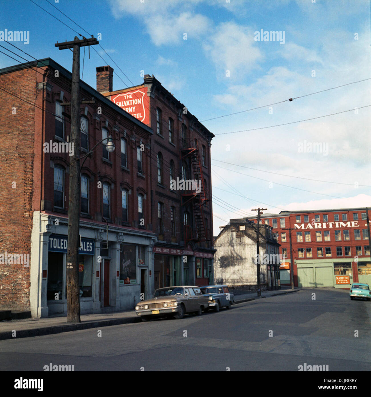 An image of buildings in Halifax, Nova Scotia, just before demolition ...