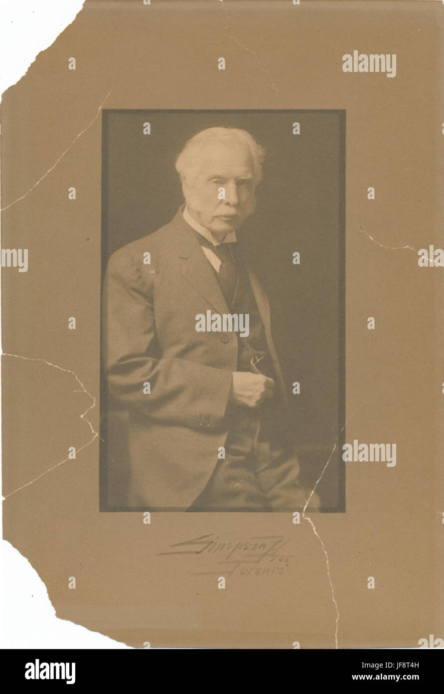 A portrait of Sir John A. Boyd, a prominent figure in Ontario's history ...