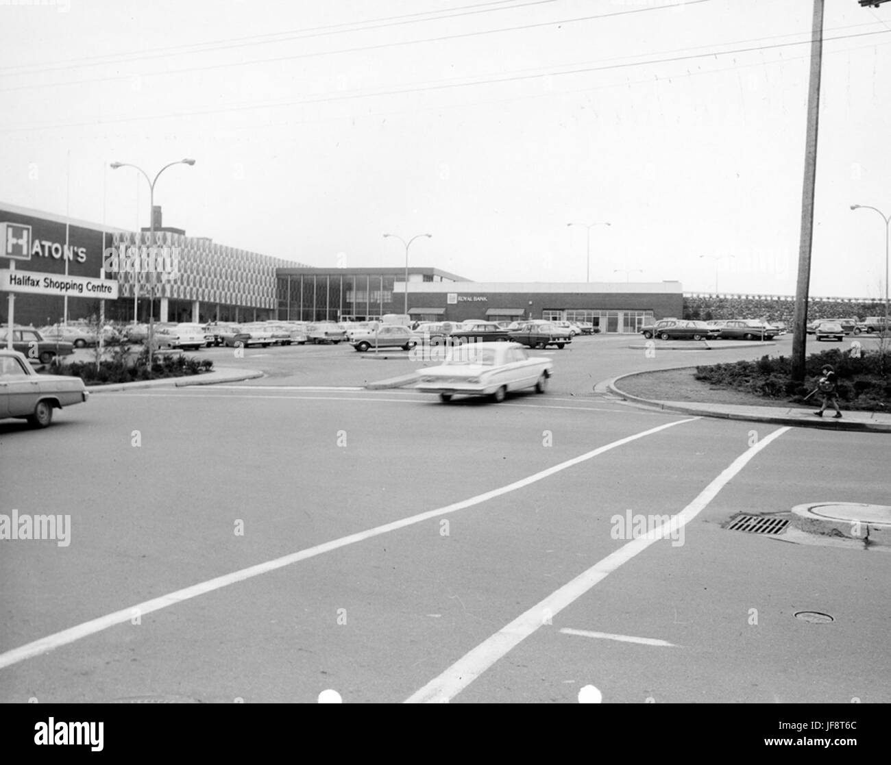 Retail shopping centre Black and White Stock Photos & Images - Alamy