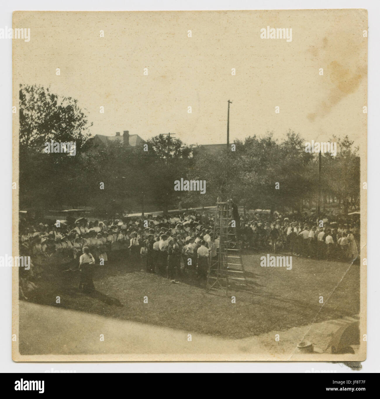 A photo session capturing a large crowd, showcasing a mix of people ...