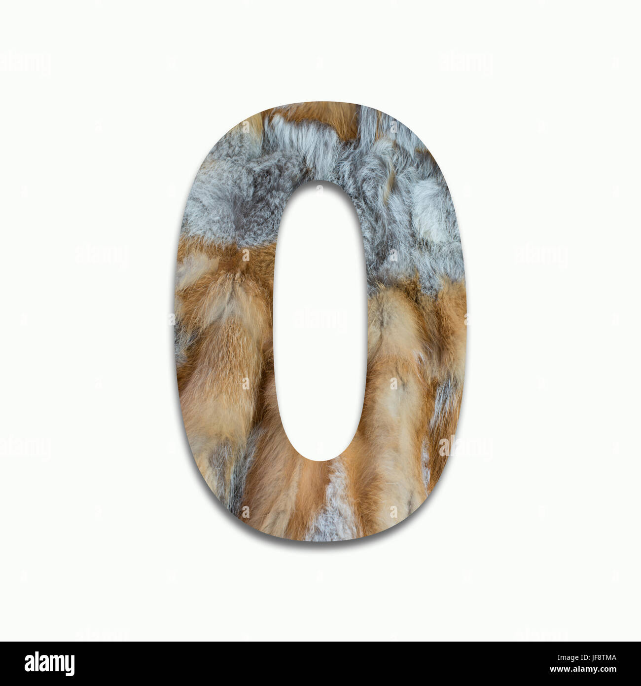 0 red fox fur in a font trained Stock Photo - Alamy