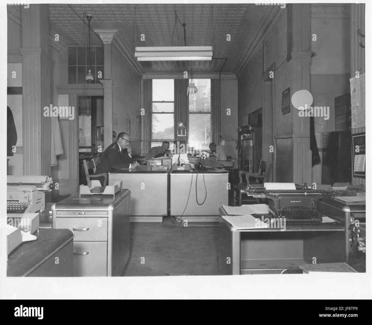 An archival photograph of the Ottawa Police Department's administrative ...