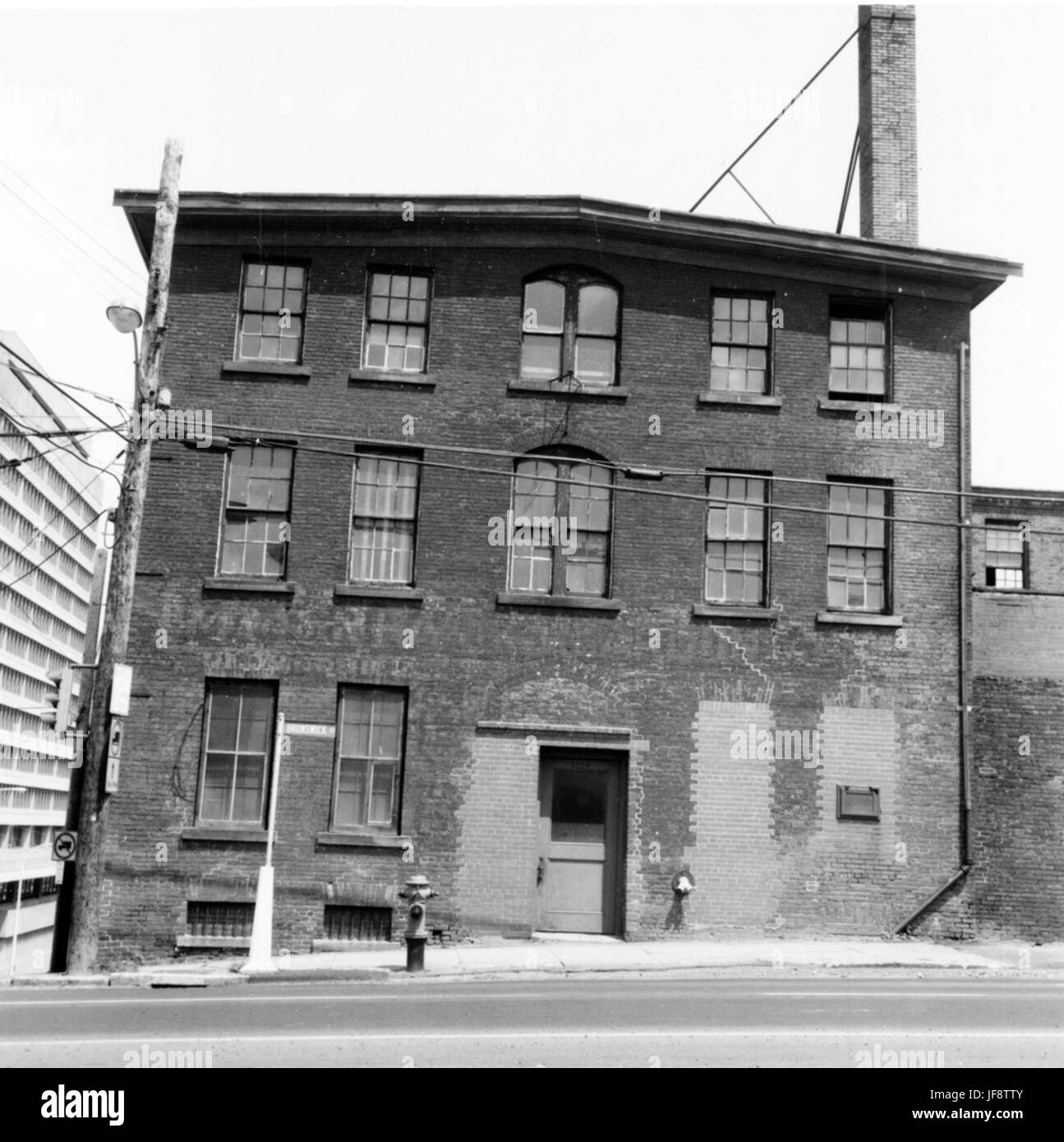 A historic photograph of the Schofield Paper Company, located at 5284 ...