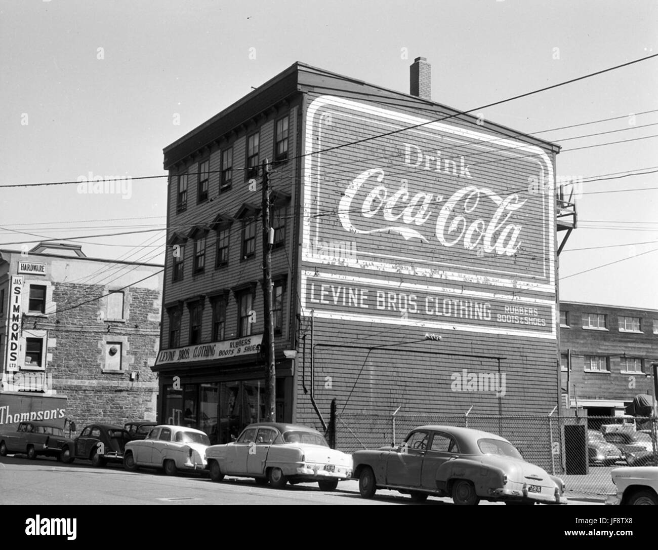 An image of the Levine Bros Clothing store in Halifax, showcasing the ...
