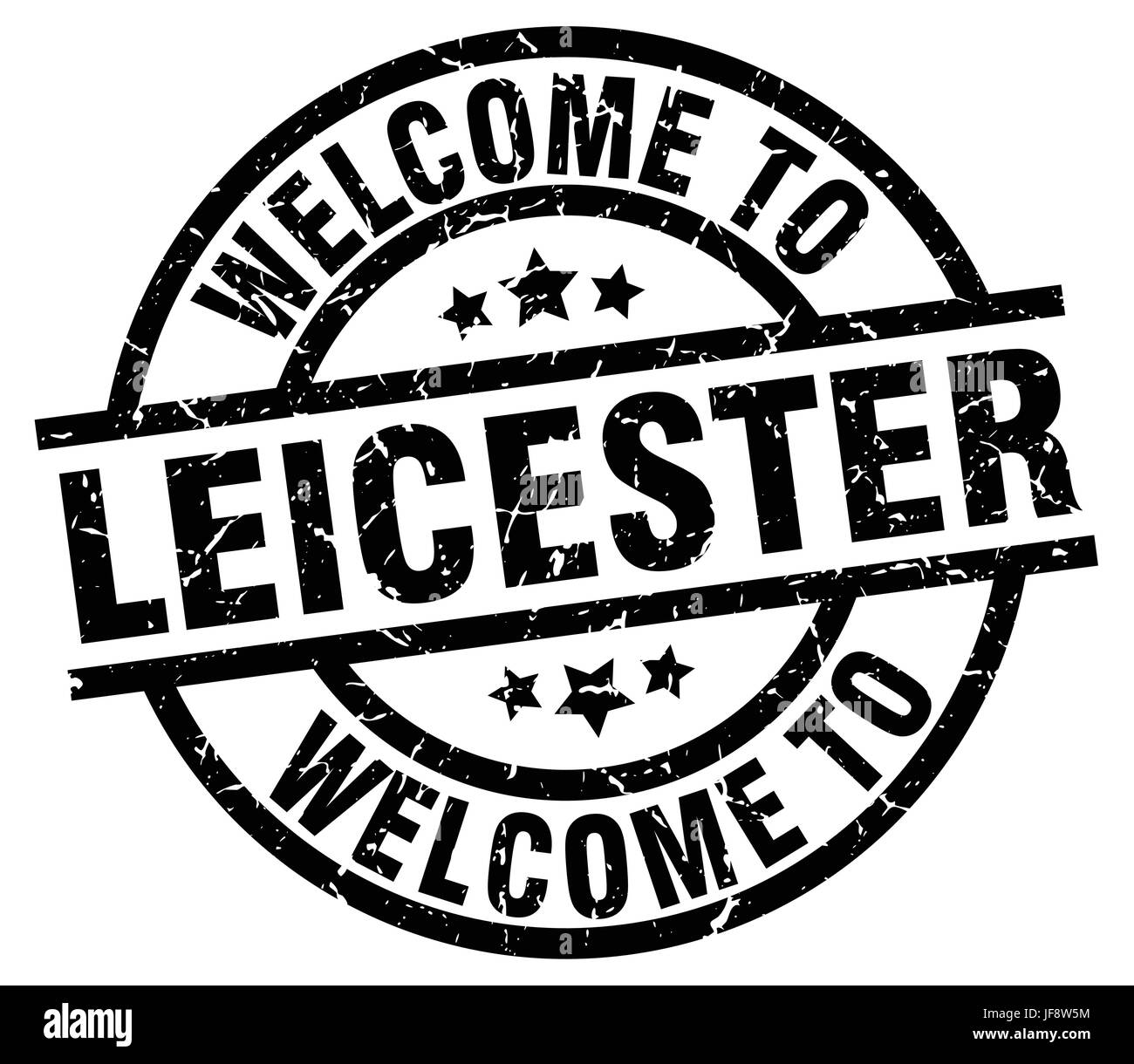 Leicester welcome sign Black and White Stock Photos & Images - Alamy