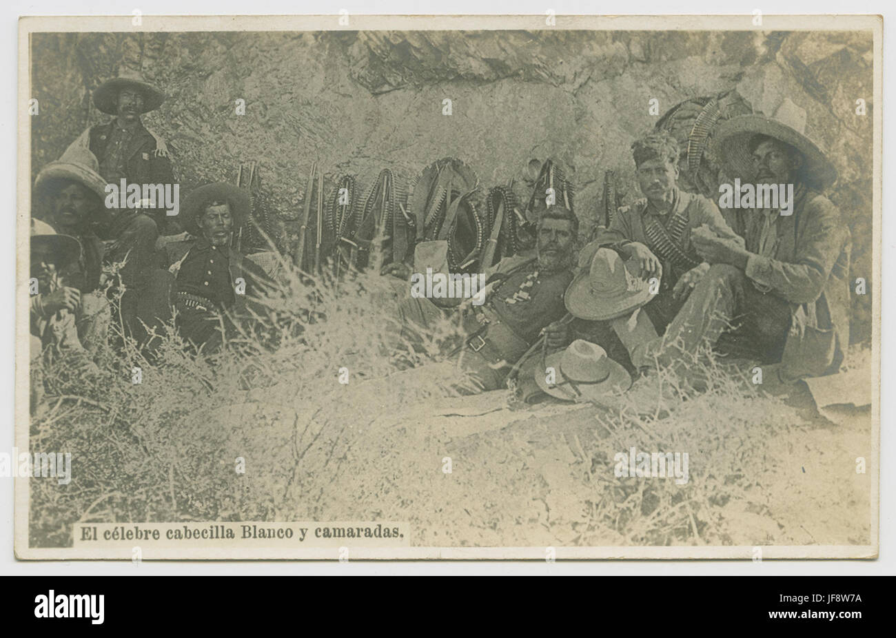 A historical photograph depicting the renowned leader Lucio Blanco with ...