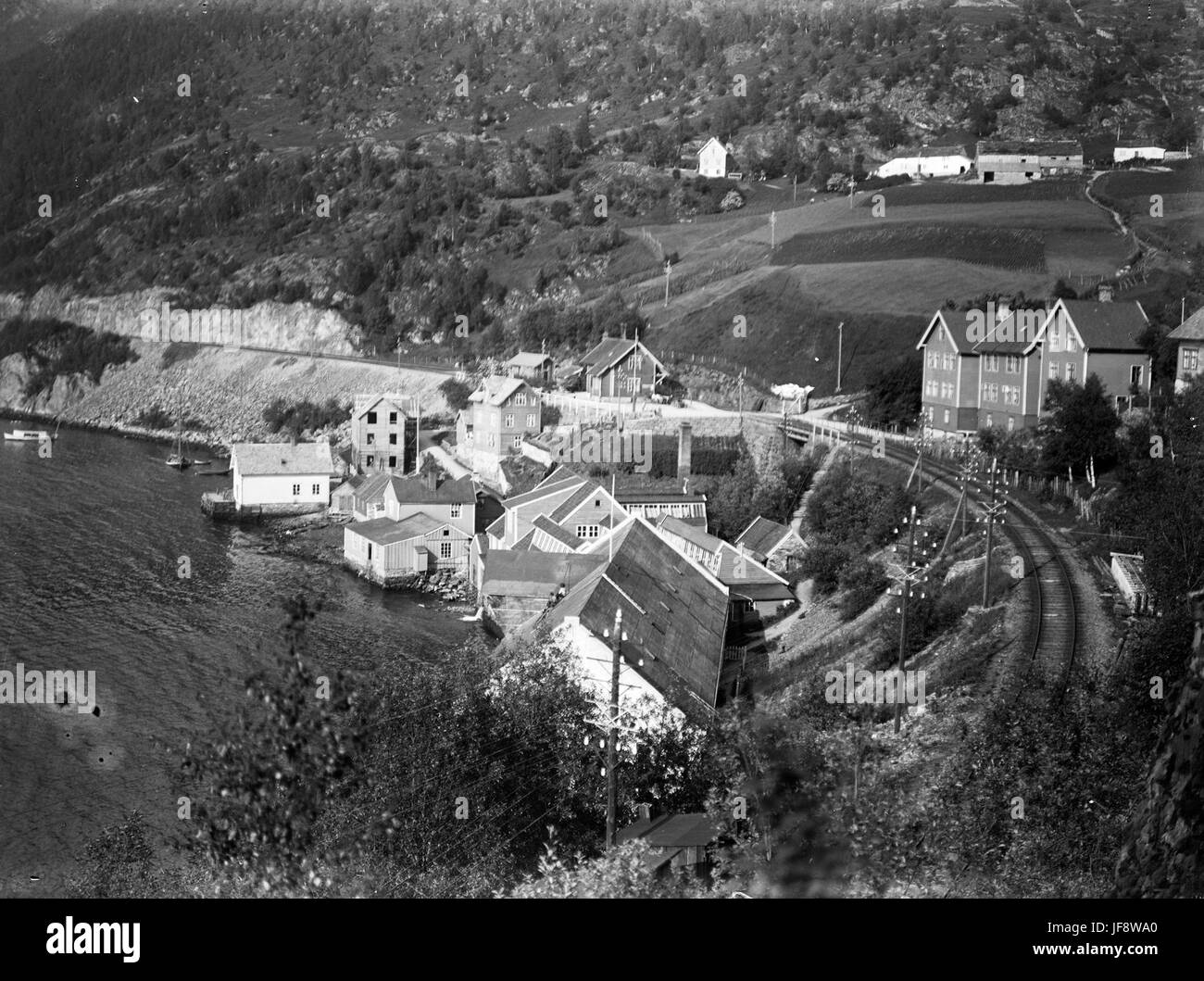 A vintage photograph of Trengereid, Norway, around 1910-1920 ...