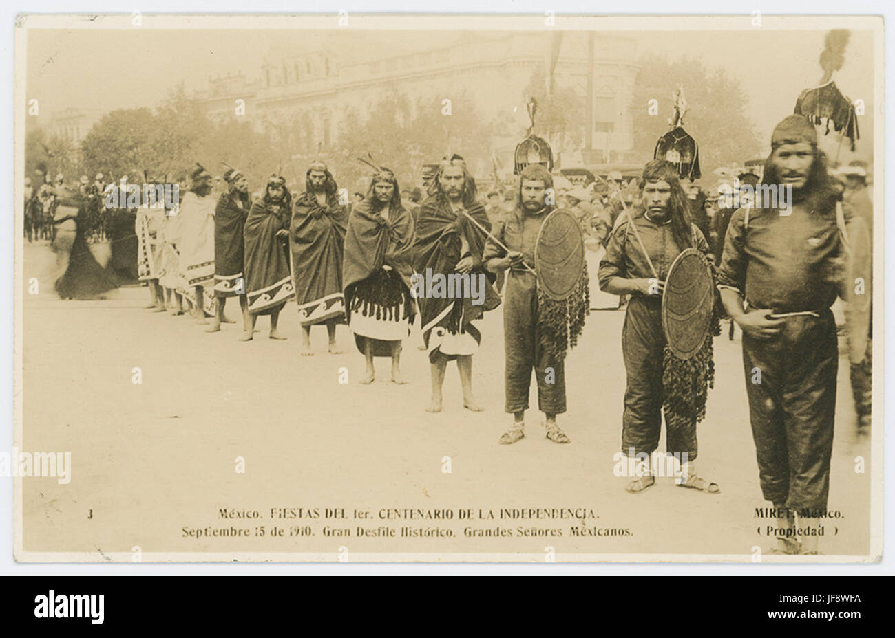 A group portrait of prominent Mexican men, likely depicting key figures ...