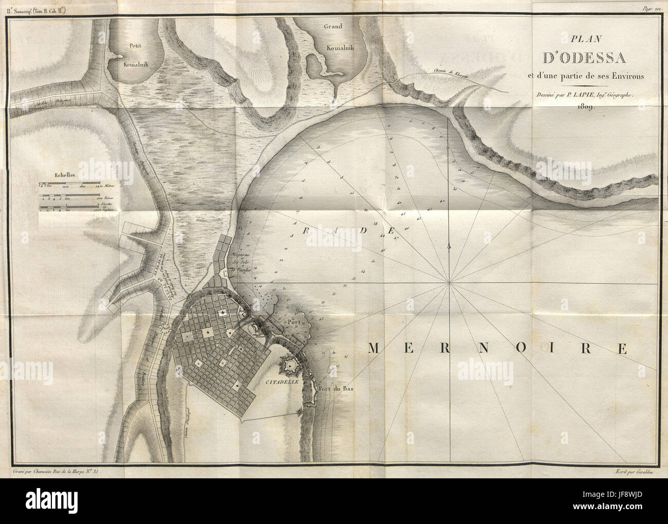 Vintage map of odessa hi-res stock photography and images - Alamy