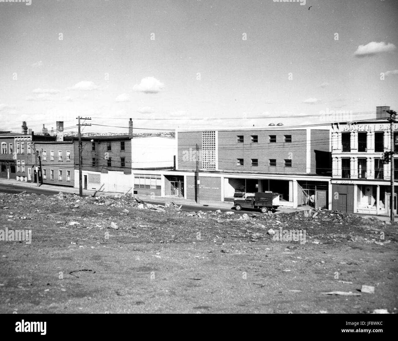 Looking north-east along Barrington St from Jacob St, showing Salvation ...