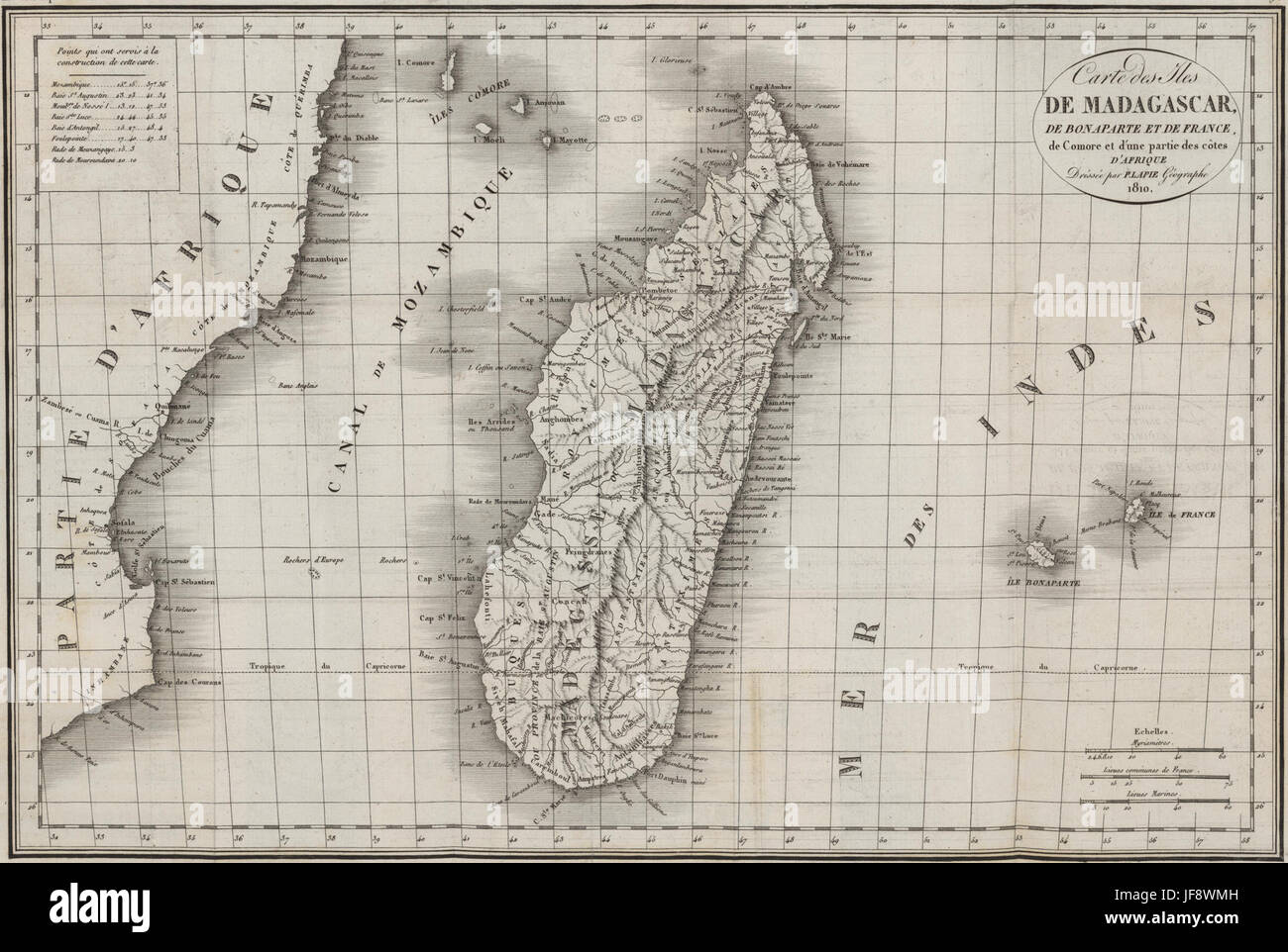 French islands map hi-res stock photography and images - Alamy