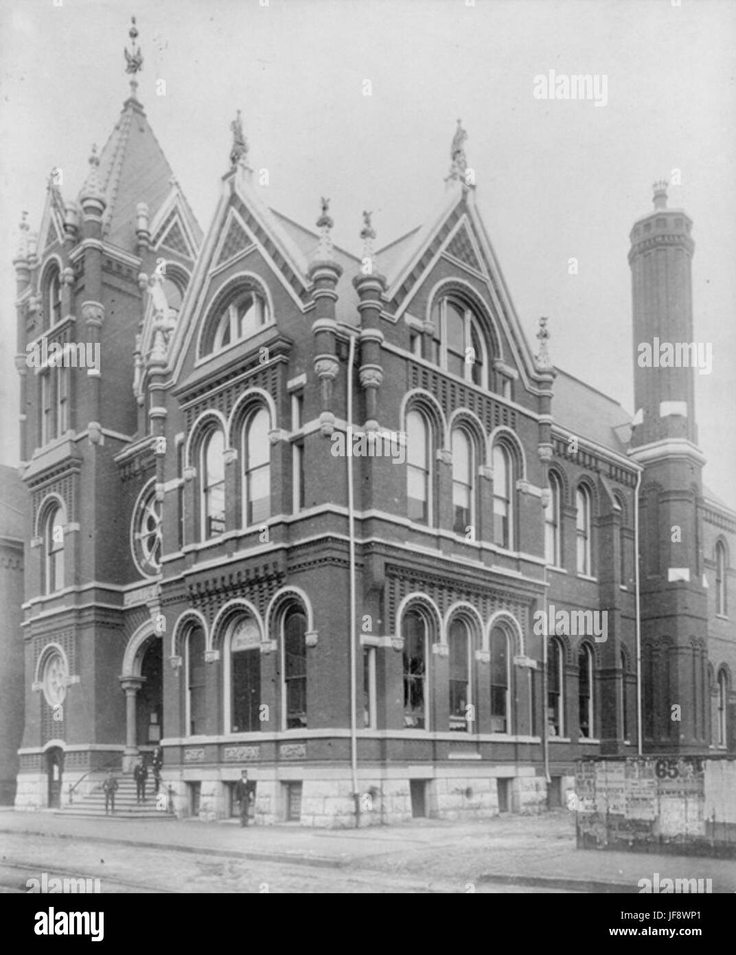 A historical photo of the Hamilton Library, providing a glimpse into ...