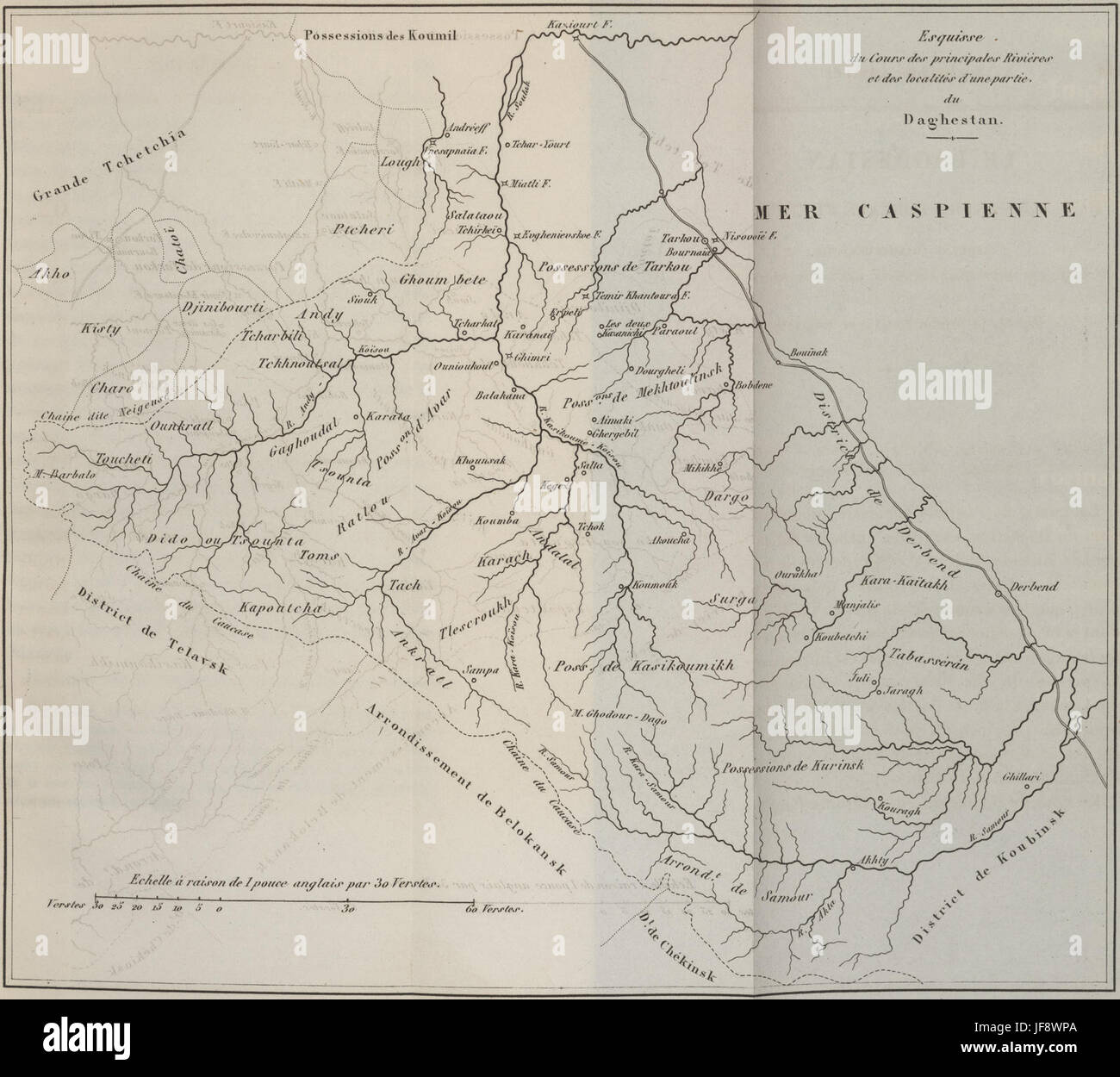 Map of rivers hi-res stock photography and images - Alamy
