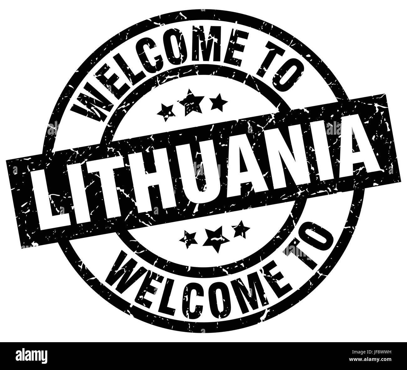 Welcome to lithuania Stock Vector Images - Alamy