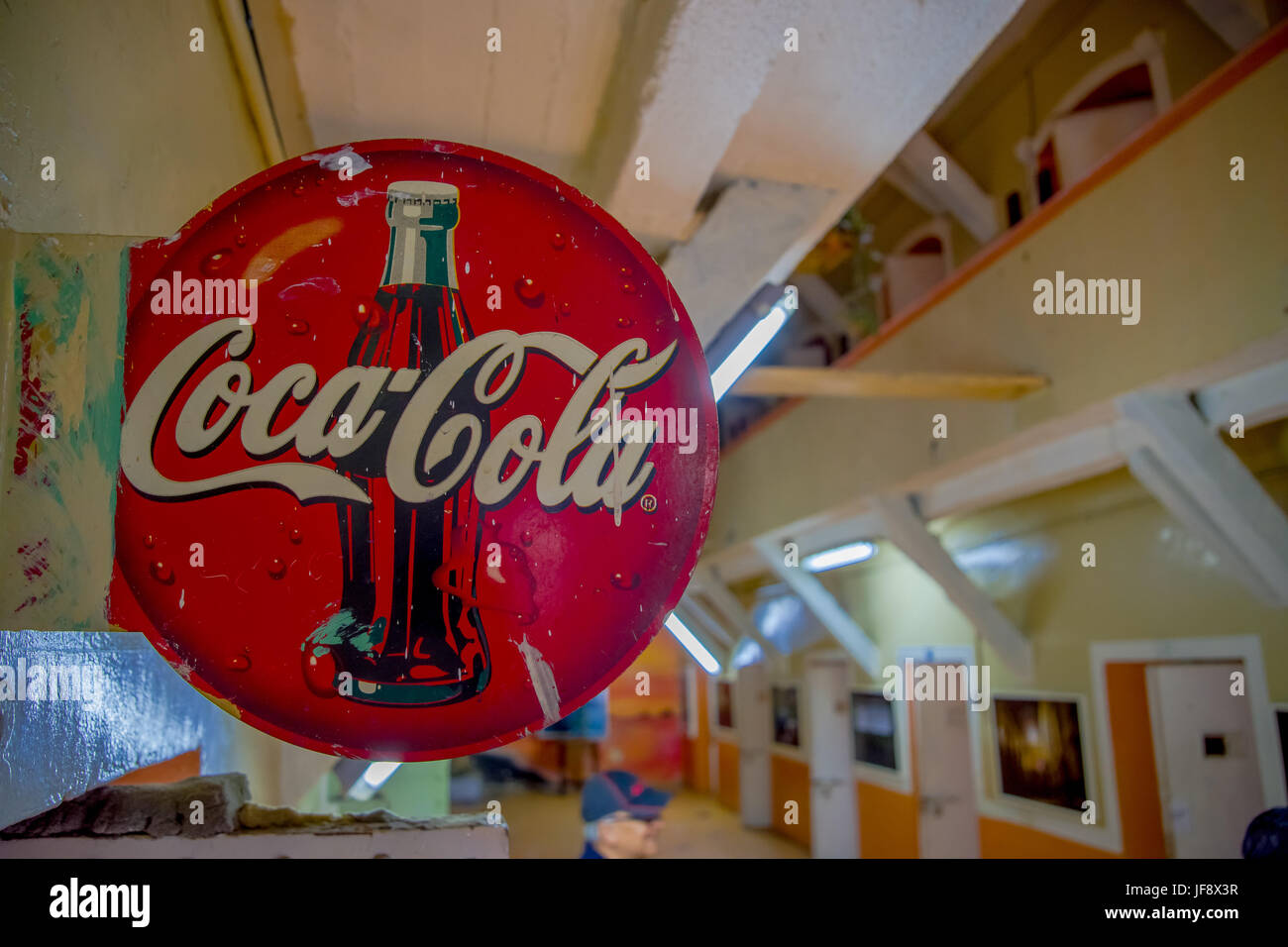 Prison cell door sign hi-res stock photography and images - Alamy