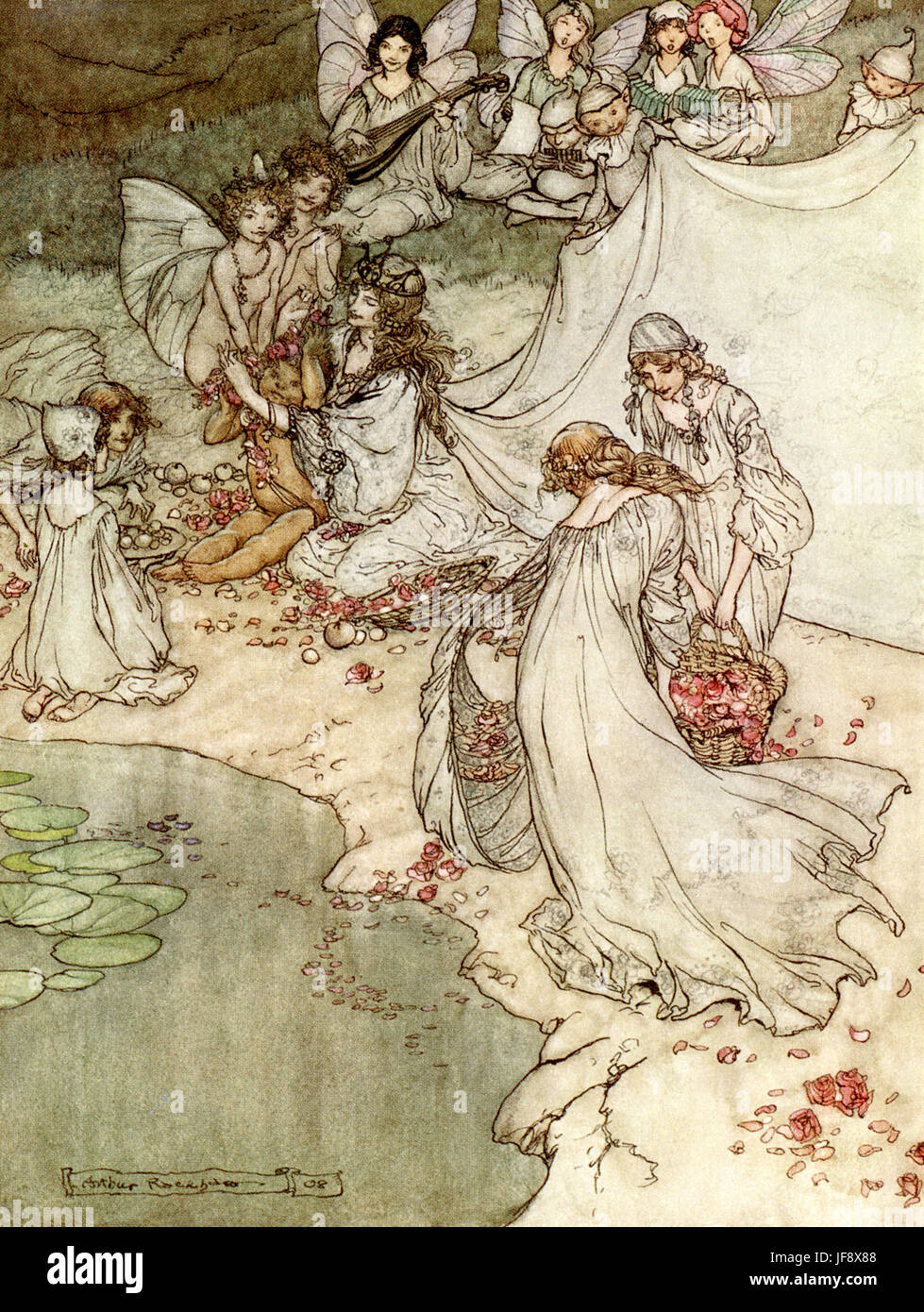 A Midsummer Night's Dream. Illustration by Arthur Rackham (1867 - 1939 ...