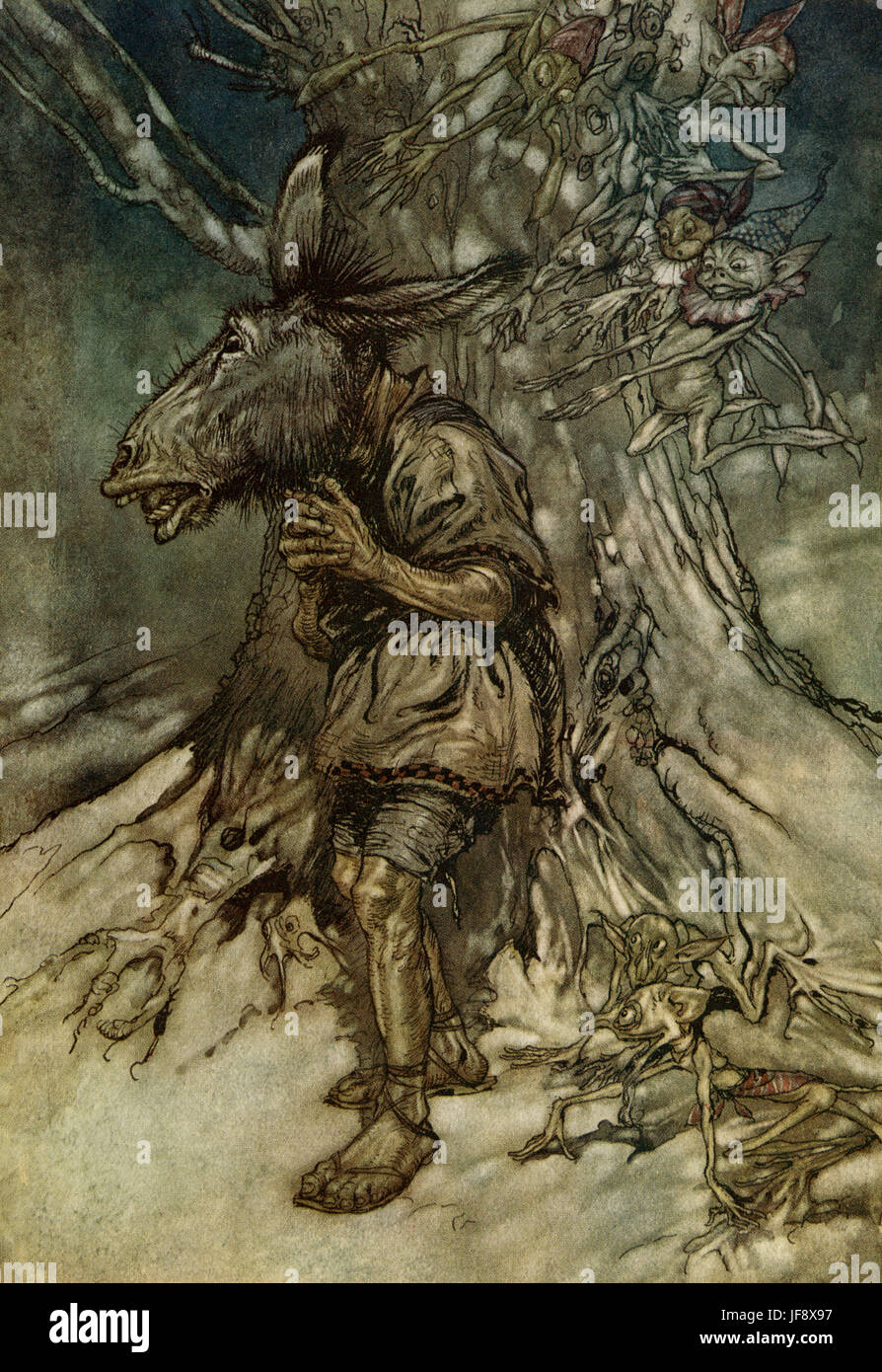 A Midsummer Night's Dream. Illustration by Arthur Rackham (1867 - 1939 ...