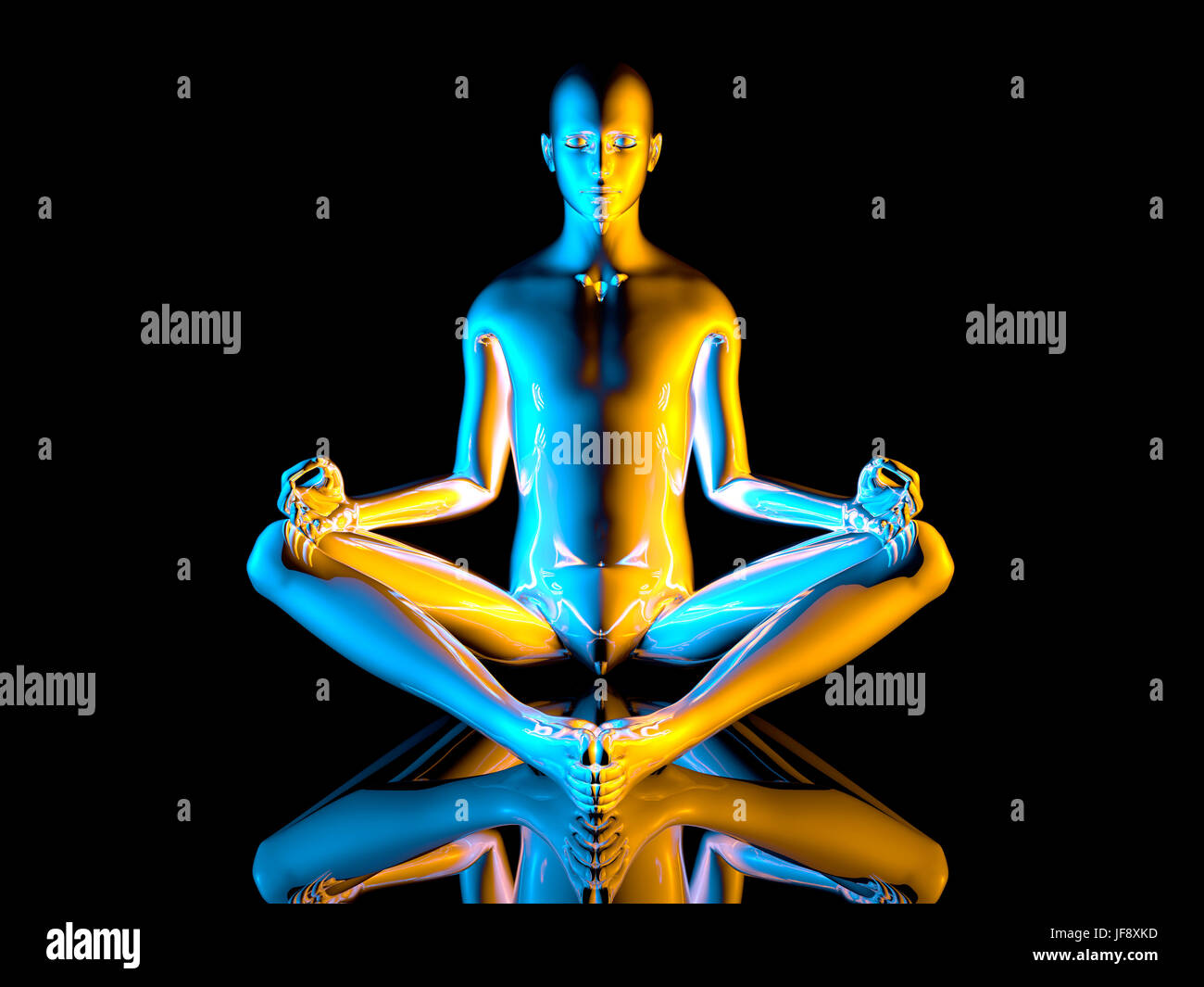 Yoga Meditation pose Stock Photo - Alamy