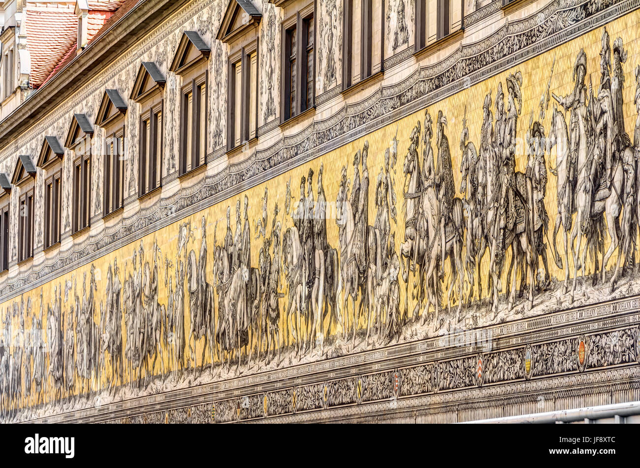 Procession of Princess in Dresden, Germany Stock Photo - Alamy