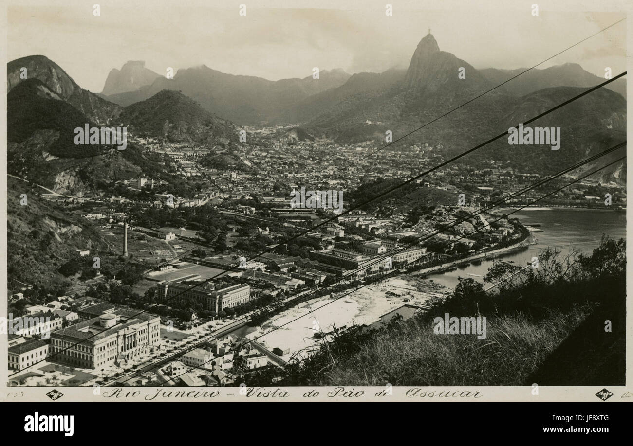 View from Sugar Loaf Mountain, Rio de Janeiro, Brazil. Early 20th ...