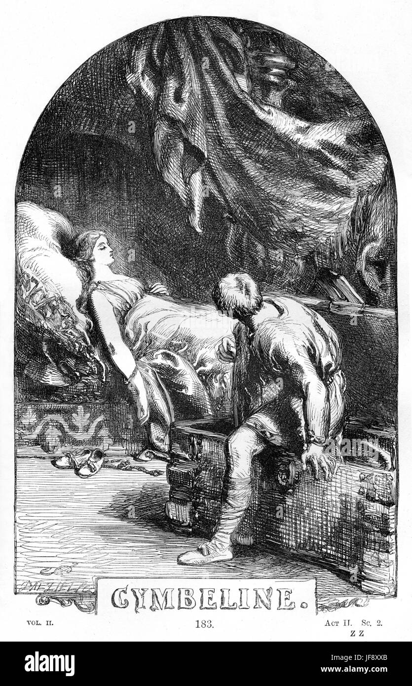 Cymbeline, play William Shakespeare (1564 – 1616). Title page ...