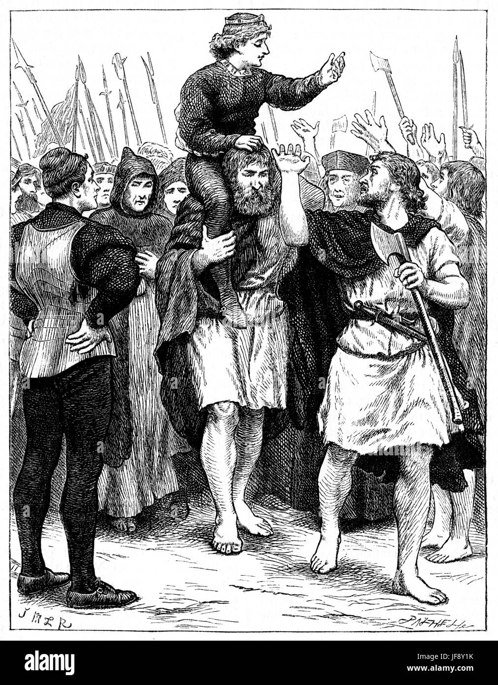 Lambert Simnel (ca. 1477 – ca. 1525), pretender to the throne of Henry ...