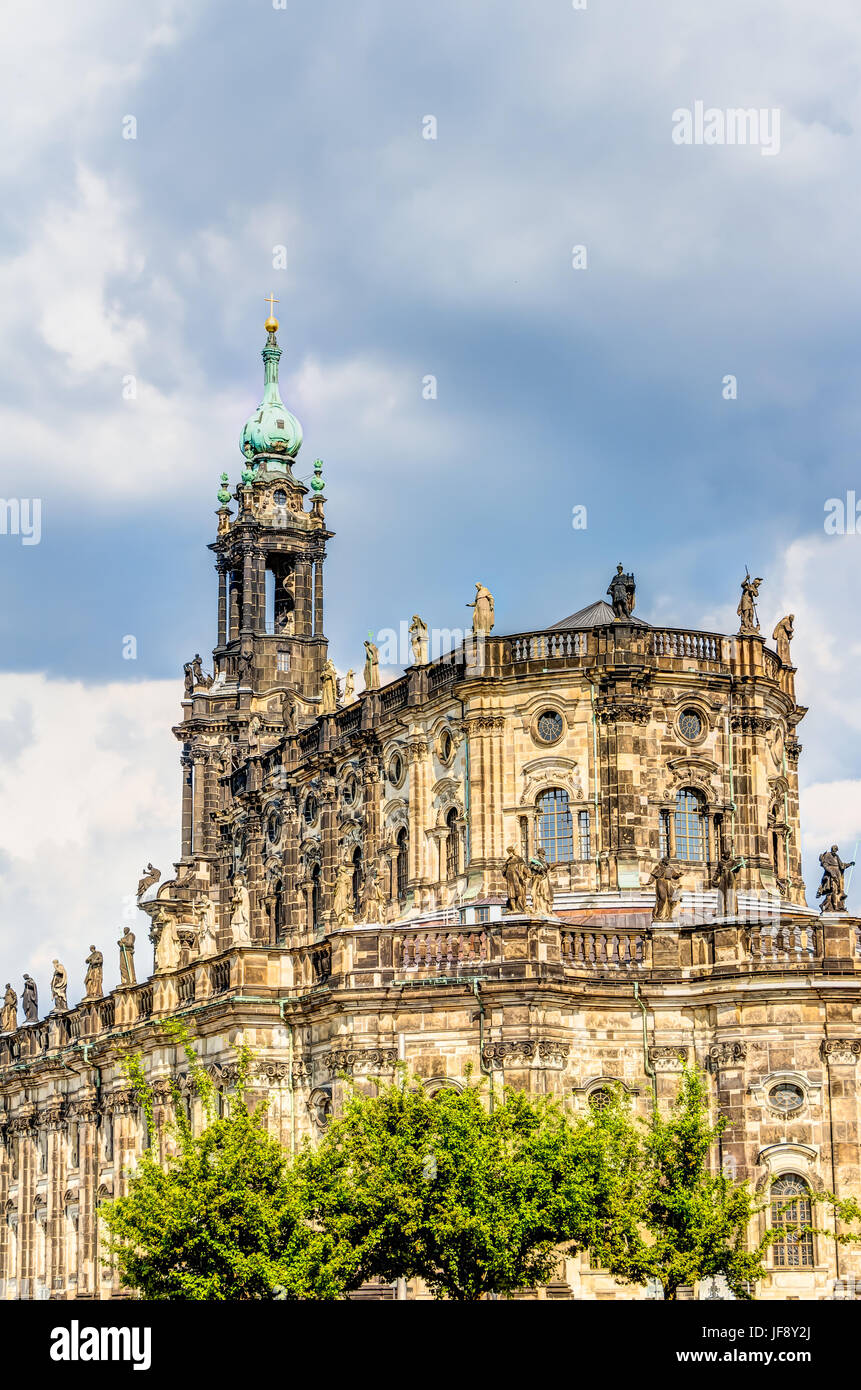 The Cathedral of Dresden Stock Photo - Alamy